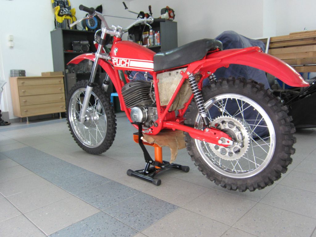 Puch: Austrian Trophy team’s Johann Sommerauer’s works Puch MC 175 ISDT ...